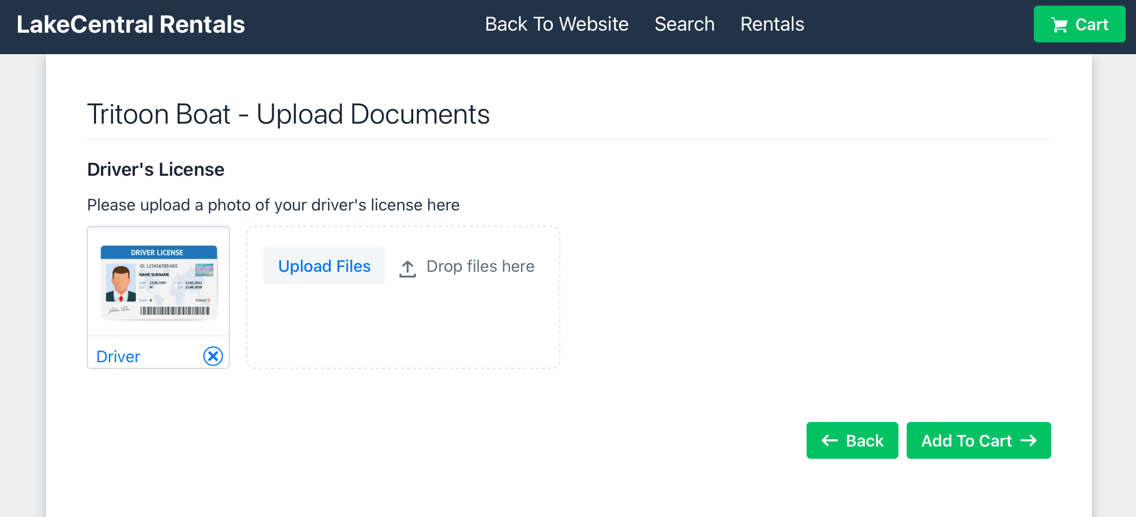 Uploading Documents to an Order – BookingCentral