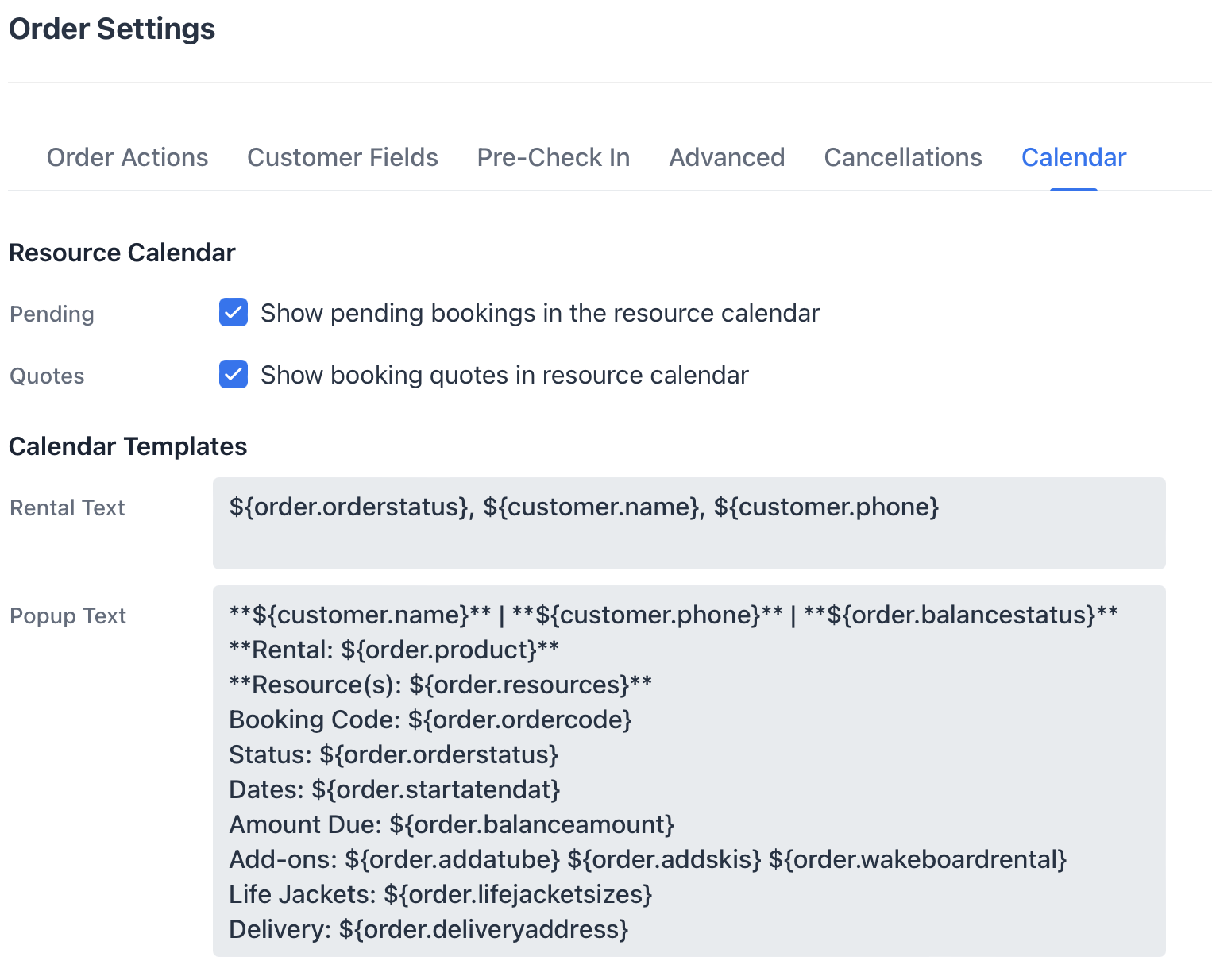 How to Customize the Booking Details on the Calendar – BookingCentral